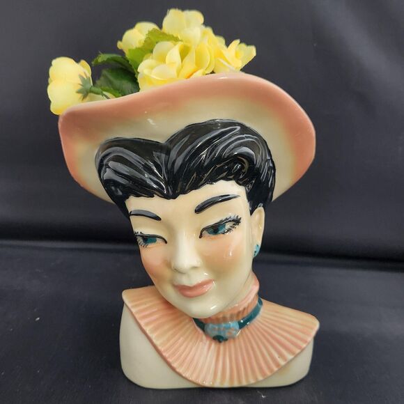 Ceramic Arts Studio | Accents | Large 7 Bonnie Head Vase Ceramic Arts ...